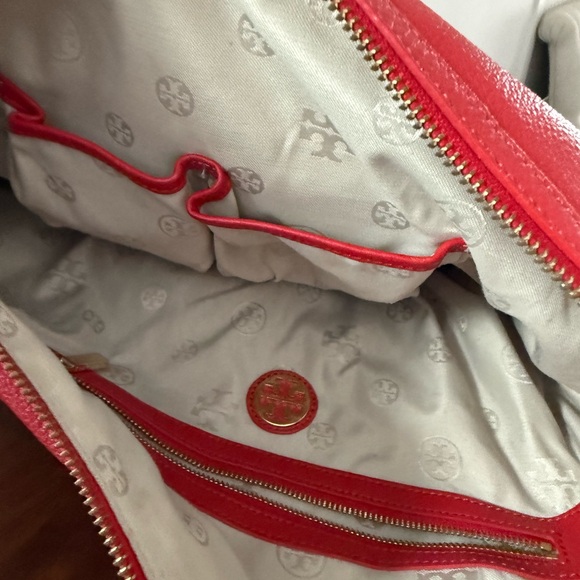 Tory Burch | Bags | Tory Burch Vibrant Red Hobo Bag | Poshmark